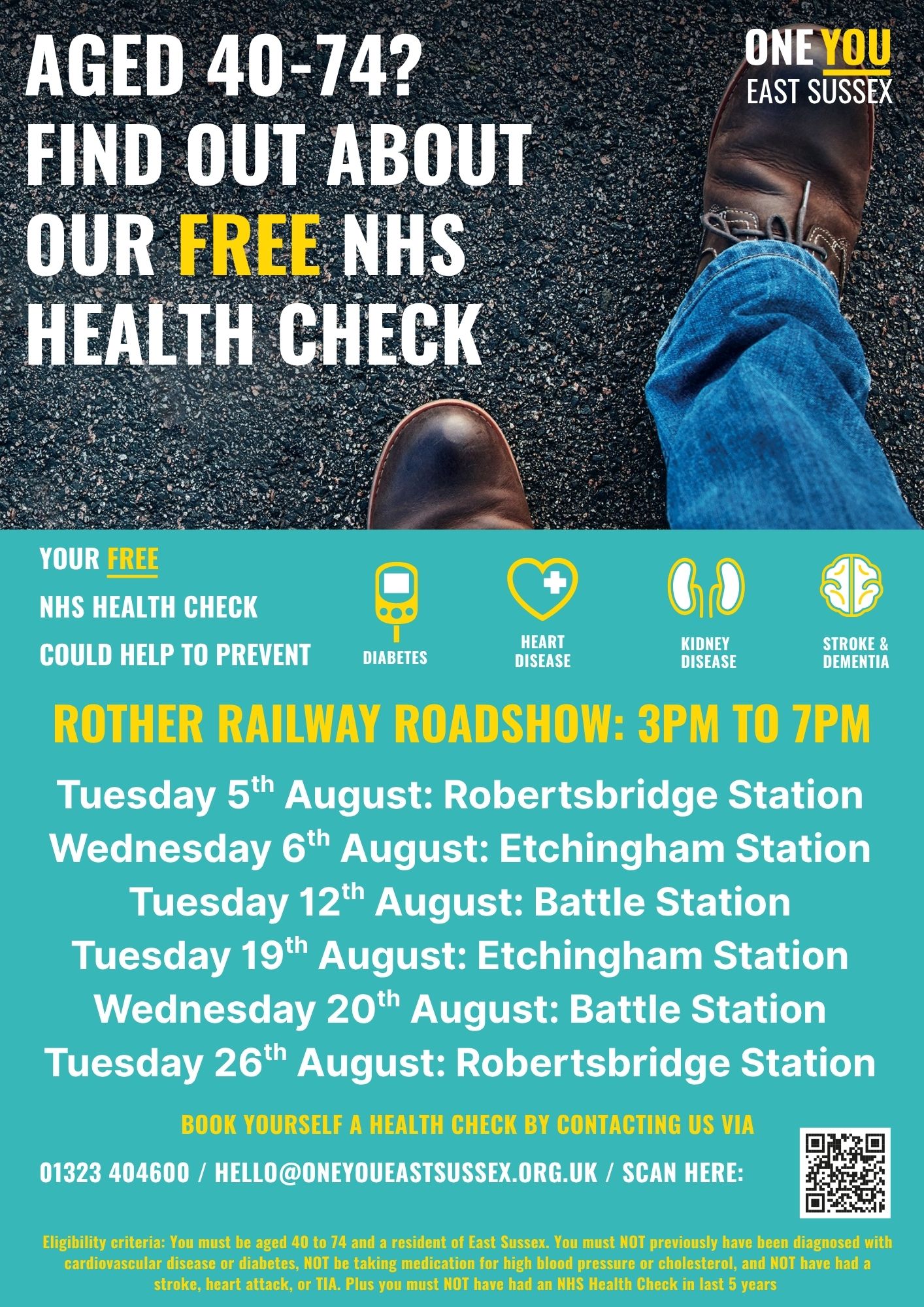 Free NHS Health Checks, at a train station near you! – Rural Rother ...